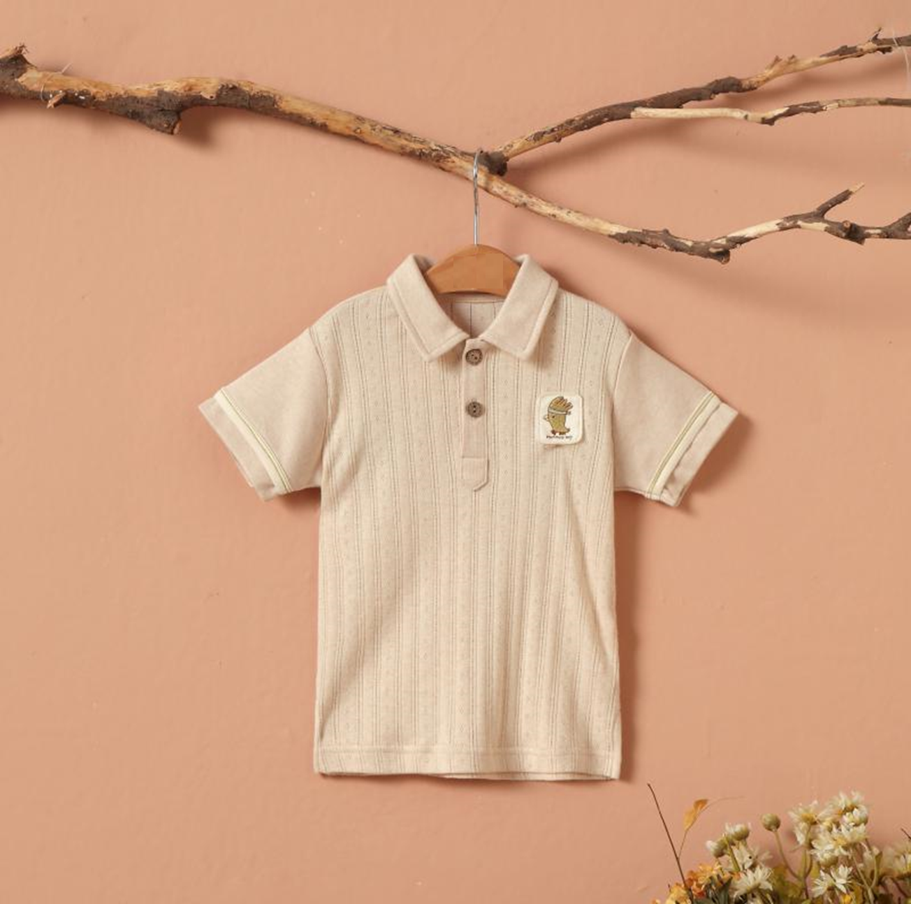 NatureColored 100% Organically Grown Naturally Colored Cotton Polo ...